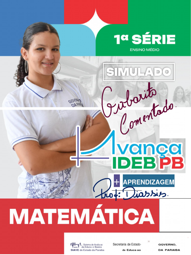 Gabarito Comentadoi Simulado Mat 1ab | PDF | Triângulo | Polígono