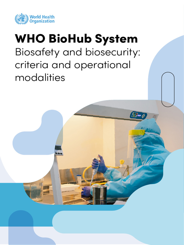 Who Biohub System: Biosafety and Biosecurity: Criteria and Operational ...