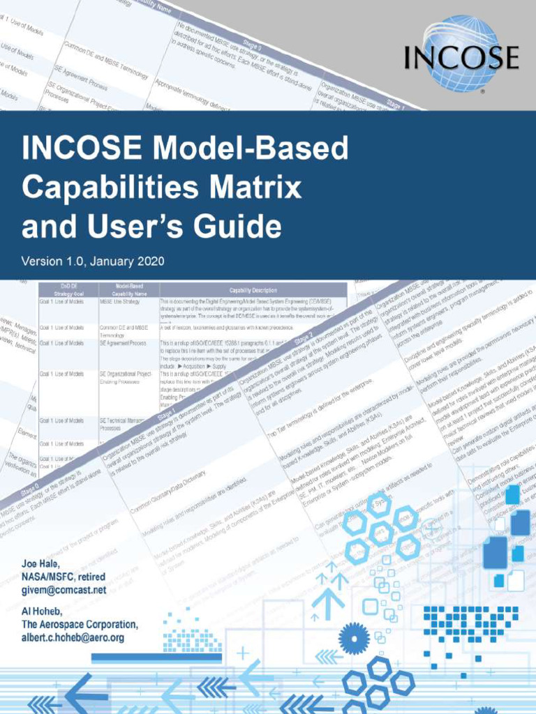 Incose MBCM Users Guide-V1.0 | PDF | Systems Engineering | Matrix ...