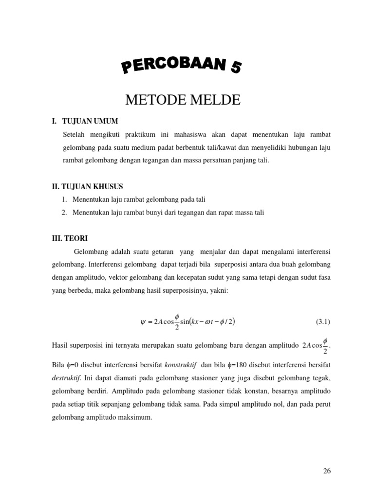 P5 Metode Melde | PDF | Metode & Bahan Ajar | Seni