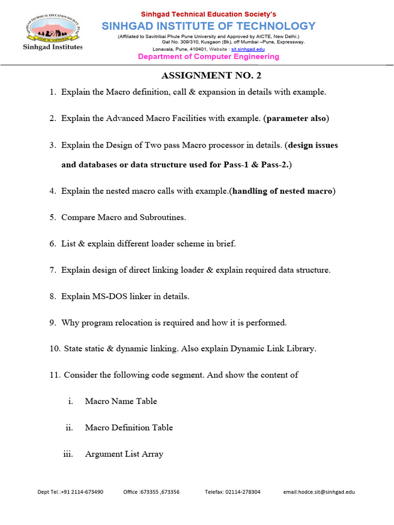 Computer Engineering Assignment | PDF