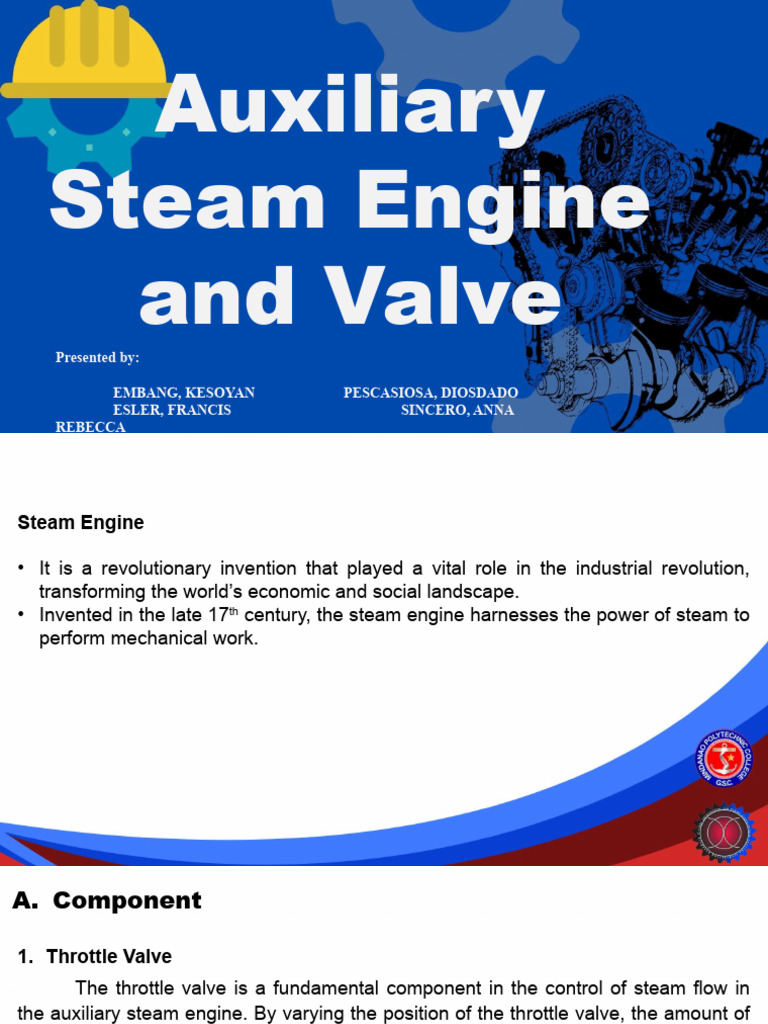 Auxiliary Steam Engine and Valve | PDF | Steam Engine | Boiler