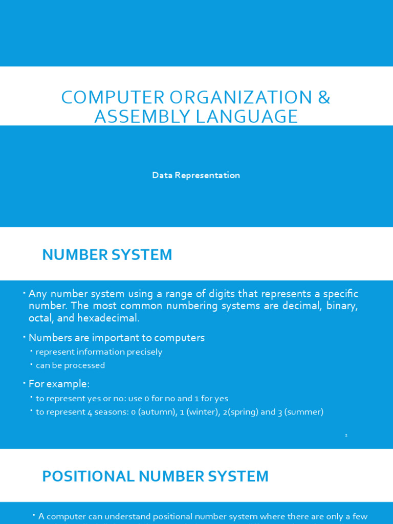 Lecture 2 3 Number System Pdf Integer Computer Science Decimal 