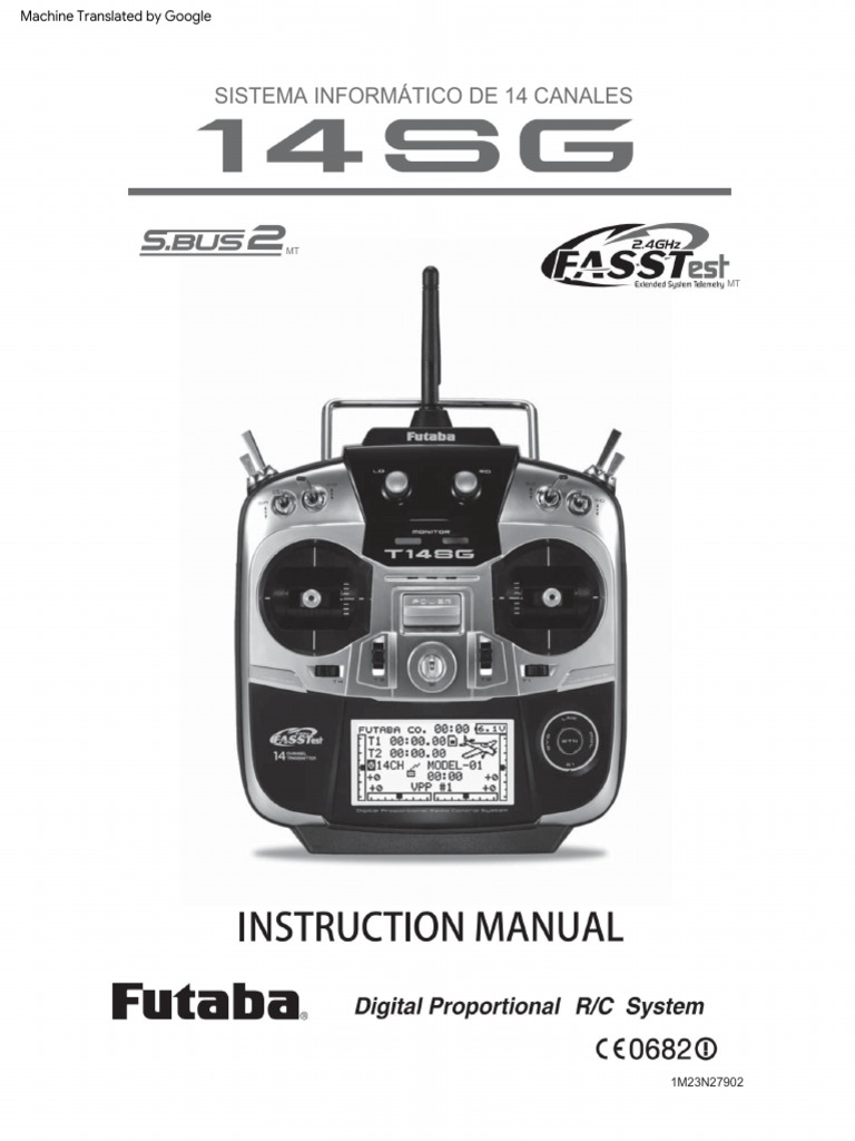 Manual Futaba 14 Español | PDF | Conector eléctrico | Cargador de batería