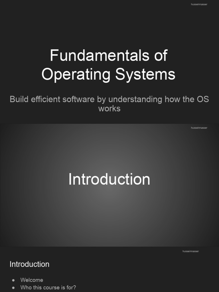 Fundamentals of Operating Systems-April-2024 | PDF | Operating System | Process (Computing)