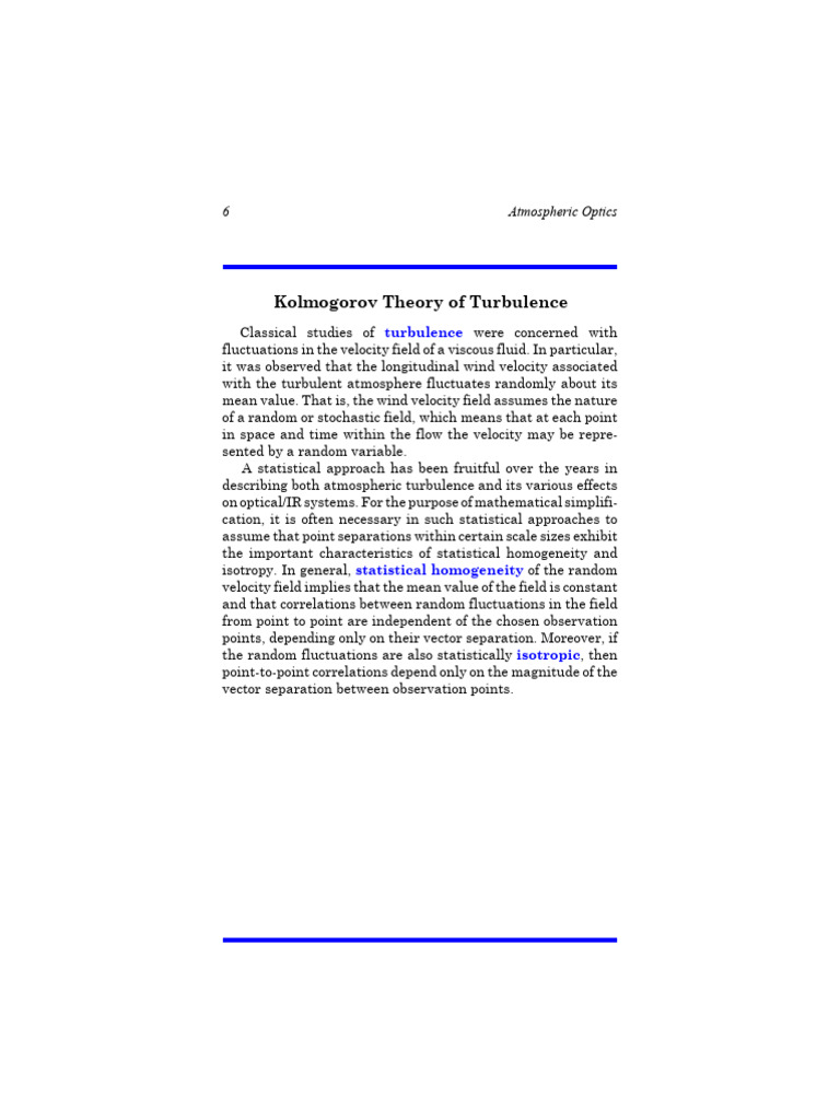Field Guide To Atmospheric Optics | PDF | Turbulence | Fluid Mechanics