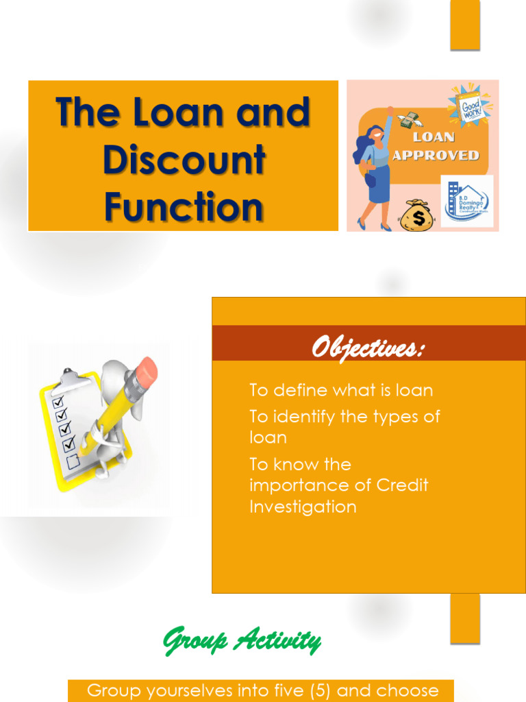 Banking Loan and Discount | PDF | Loans | Finance & Money Management