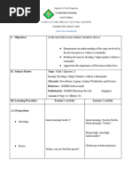 Grade 3 Division Lesson Plan | PDF | Lesson Plan | Teachers