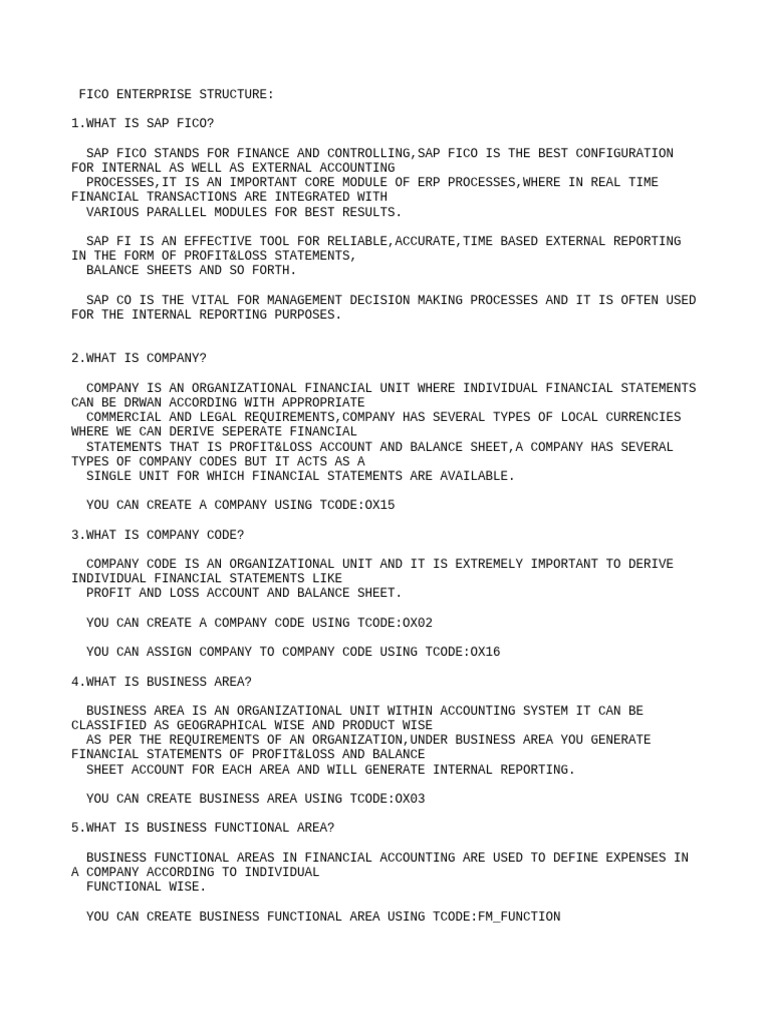 Total Sap Fico Important Theory Notepad | PDF | Accounts Payable | Payments