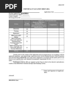 Annex G-1 - Individual Evaluation Sheet (IES) - Teacher I TIN | PDF