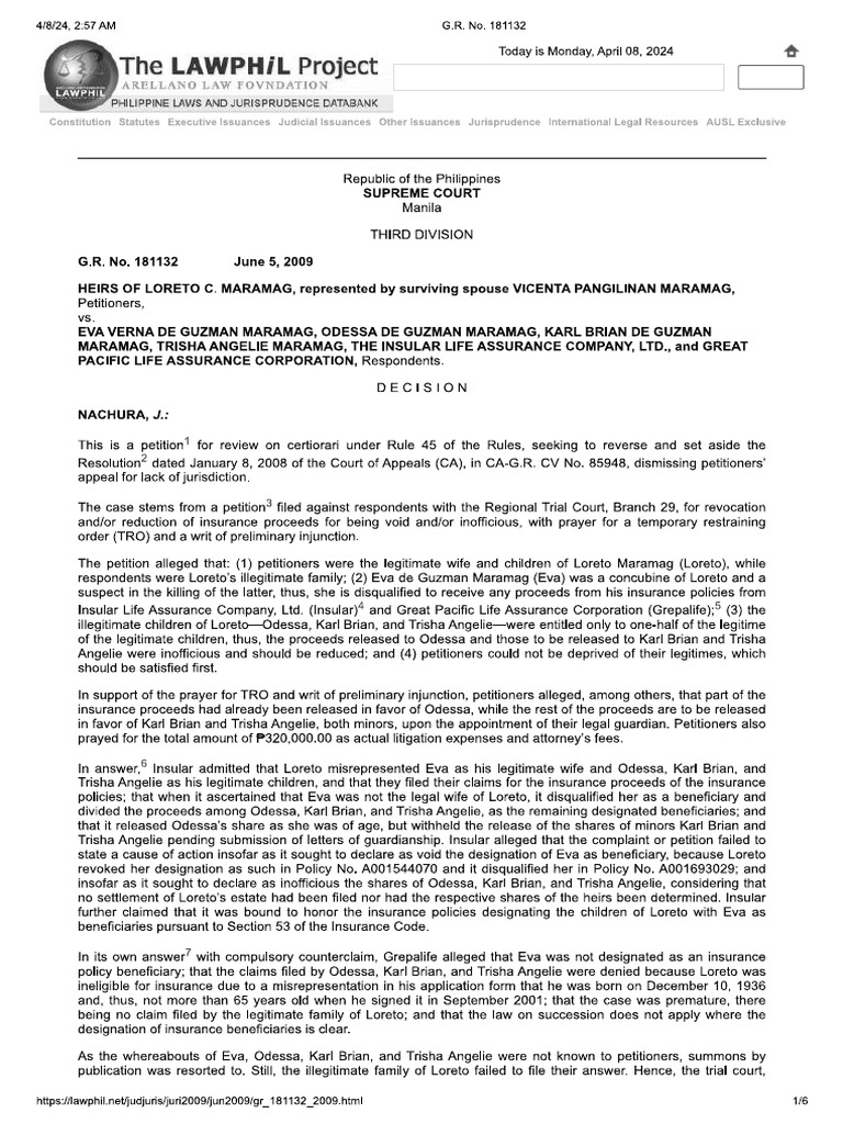 5. Heirs of Maramag v Eva Maramag Et Al | PDF