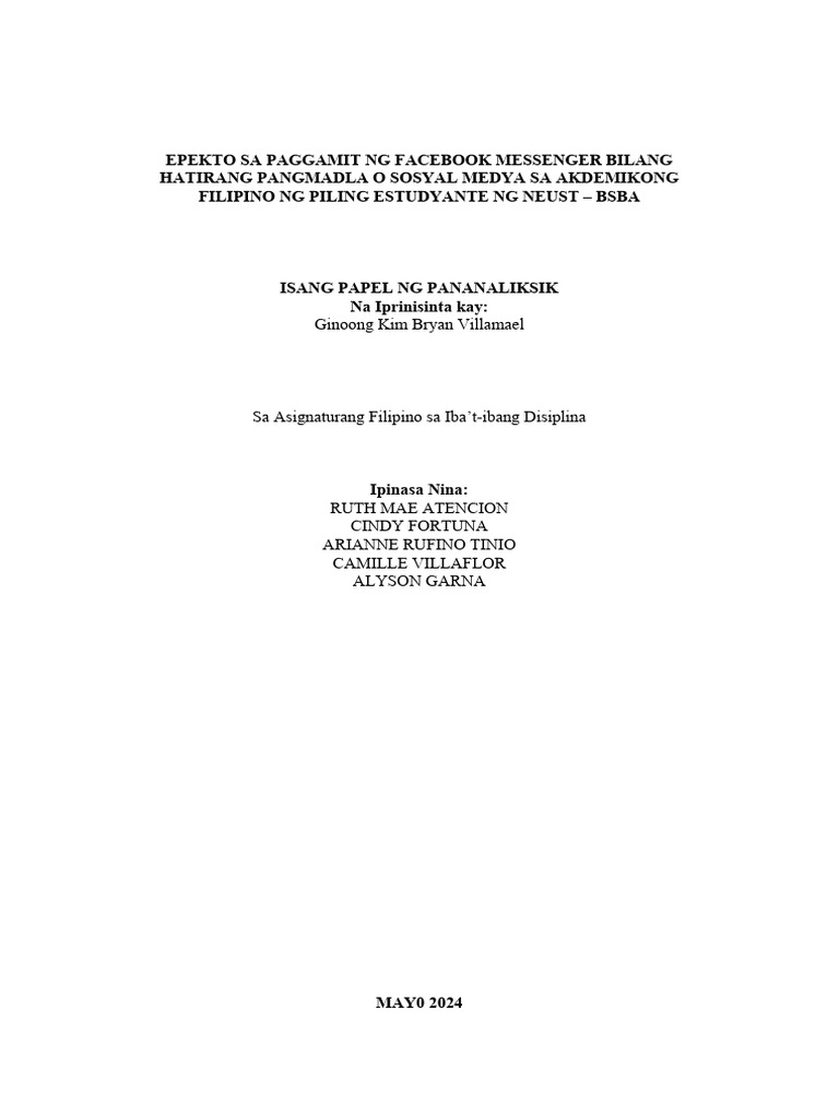 Bsba 1F F4 Final | PDF