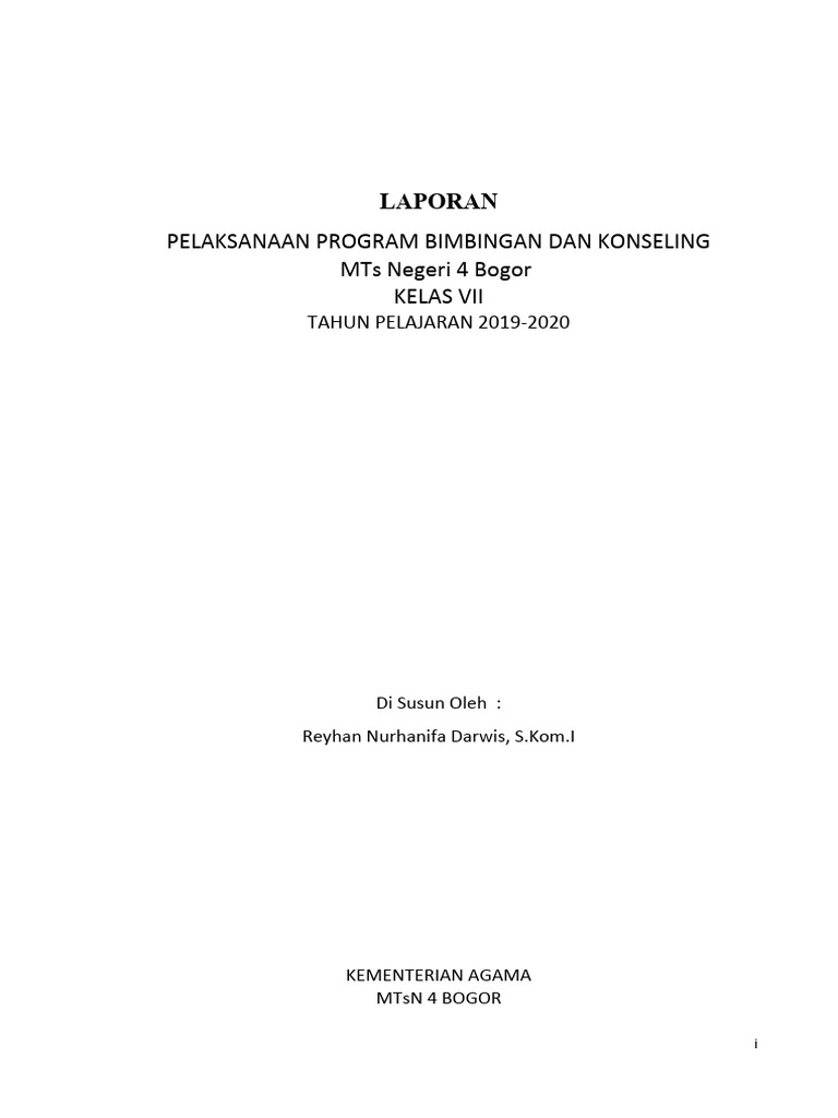 Laporan BK | PDF | Bisnis