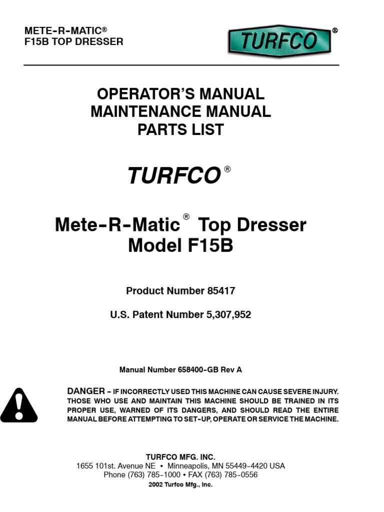 Turfco - Turfco Topdresser - 225 - Parts | PDF | Belt (Mechanical) | Screw