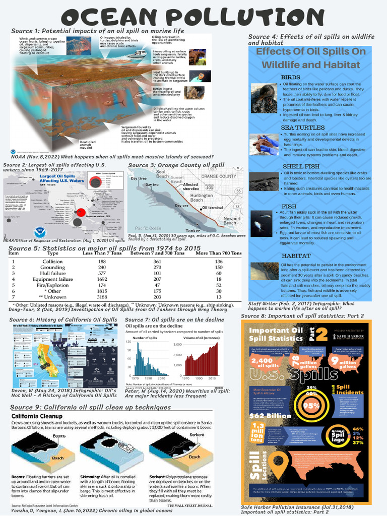 Ocean Pollution Broadsheet | PDF