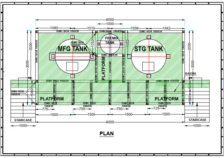 1 - PLATFORM MFG & STG TANK DRAWING FNNLL OKK 14.08.2023-Mode | PDF