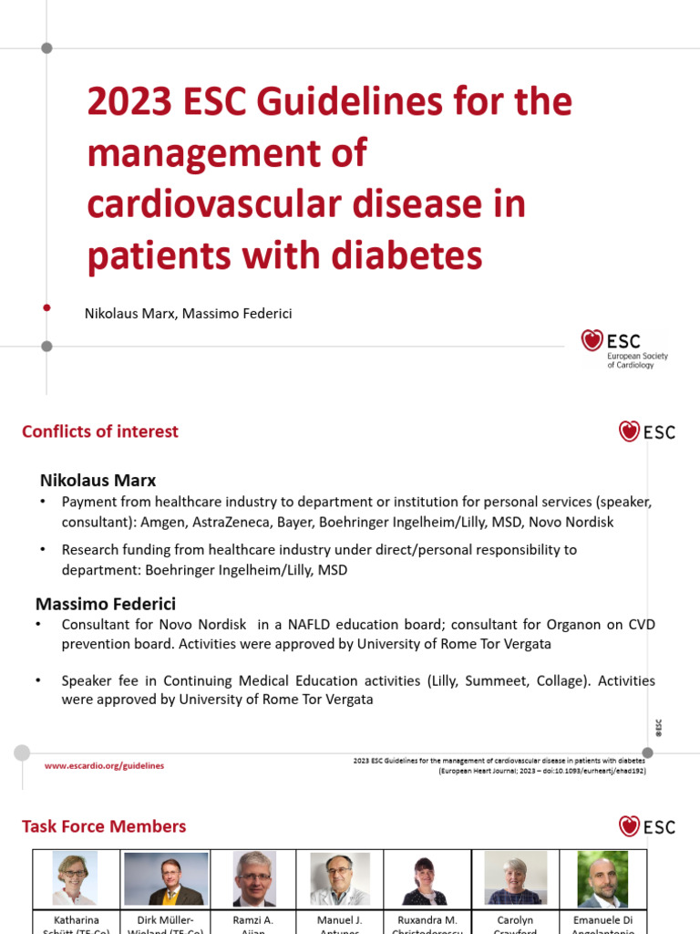 Cardiovascular Disease and Diabetes Guidelines | PDF | Cardiovascular ...