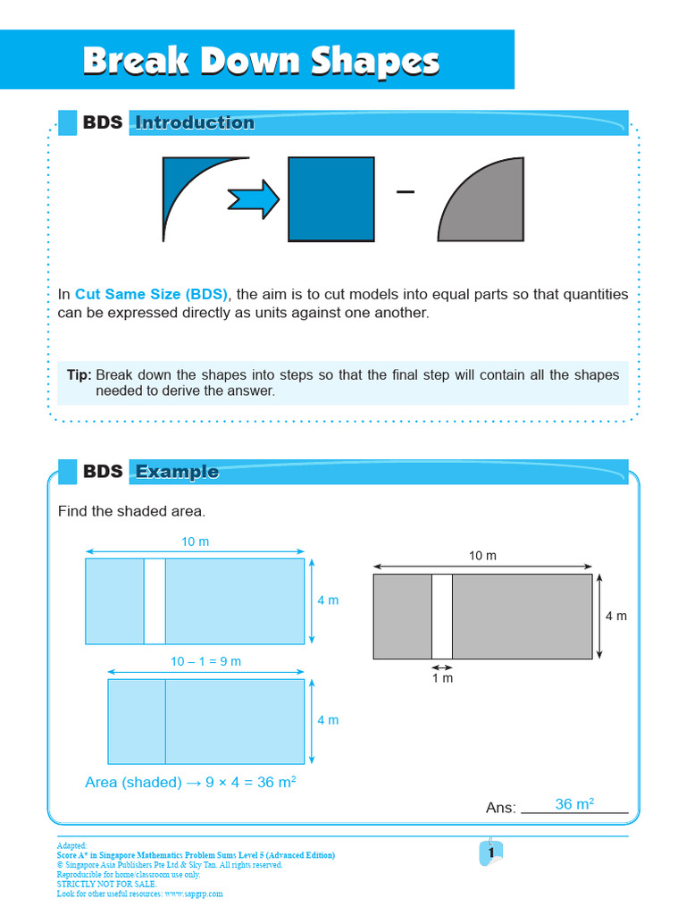 Break Down Shapes | PDF | Mathematics