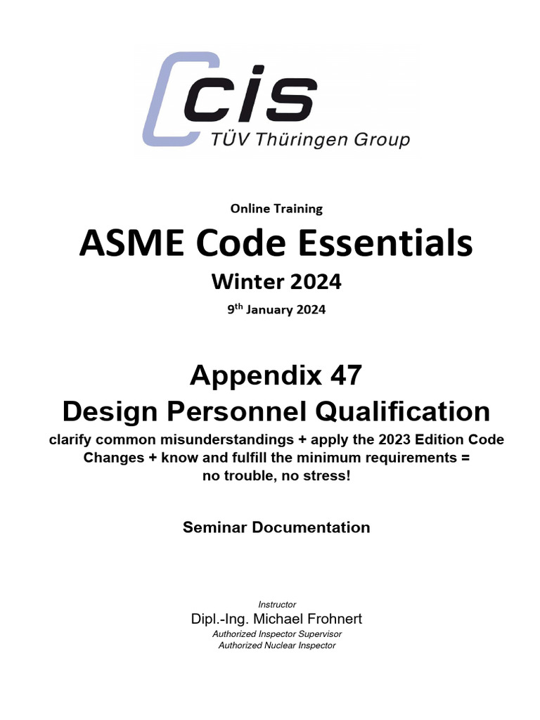 G4 - Appendix 47 | PDF | Nondestructive Testing | Engineer