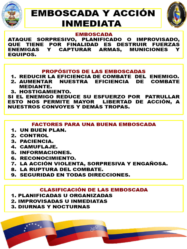 EMBOSCADA RESUMEN | PDF | Operaciones militares | Militar