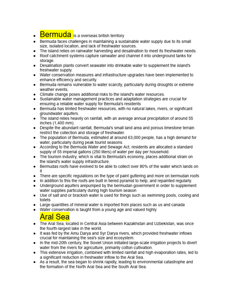 Poster On Water Case Studies | PDF | Water | Fresh Water