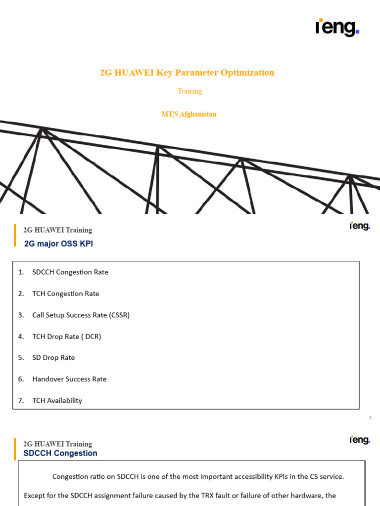 2G Optimization Training | PDF | Telecommunications | Information And ...