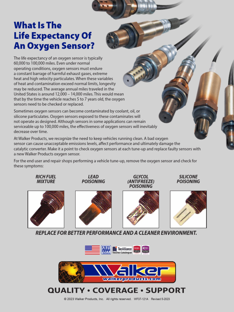 Oxygen Sensor Life Expectancy | PDF | Materials | Chemical Process ...