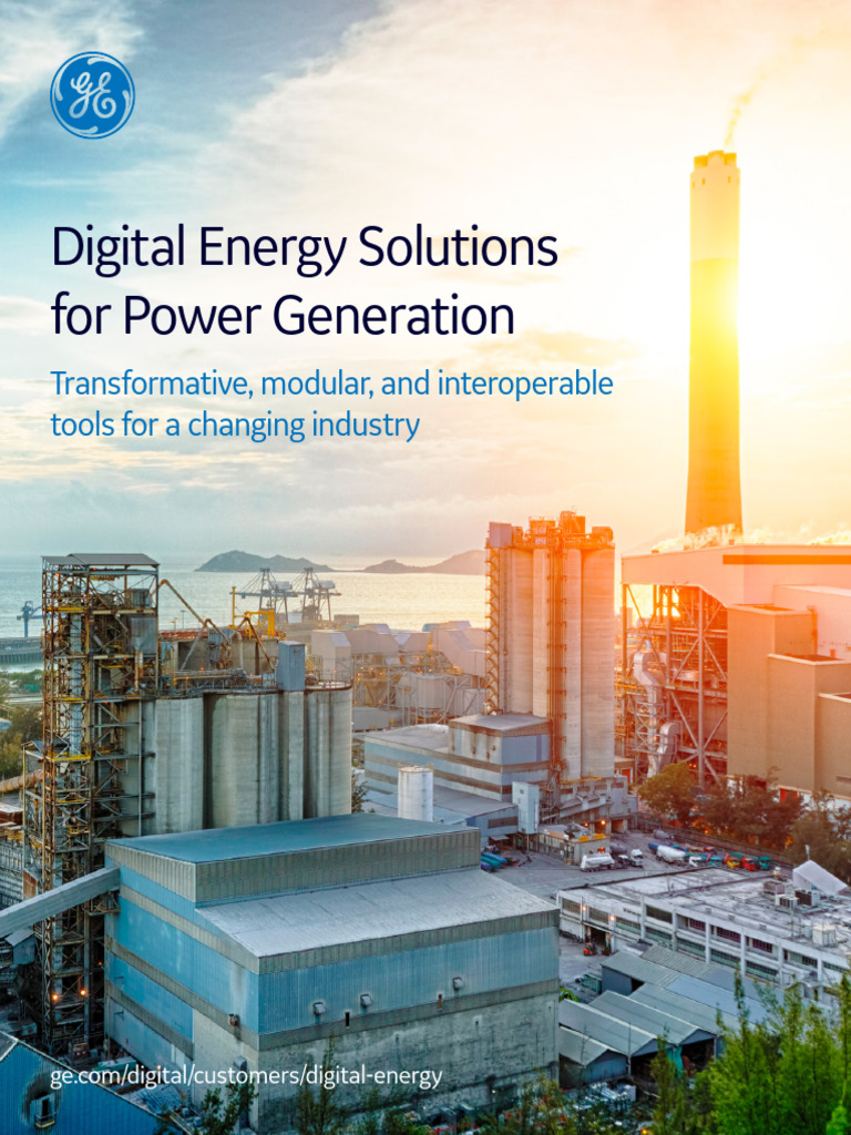 Digital Energy Solutions For Power Generation Ge White Paper | PDF | Reliability Engineering ...