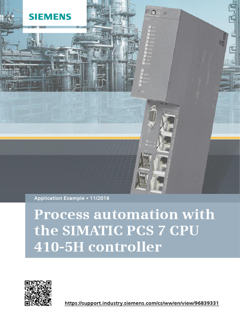 SIMATIC PCS 7 CPU 410-5H Guide | PDF | Legal Liability | Ethernet