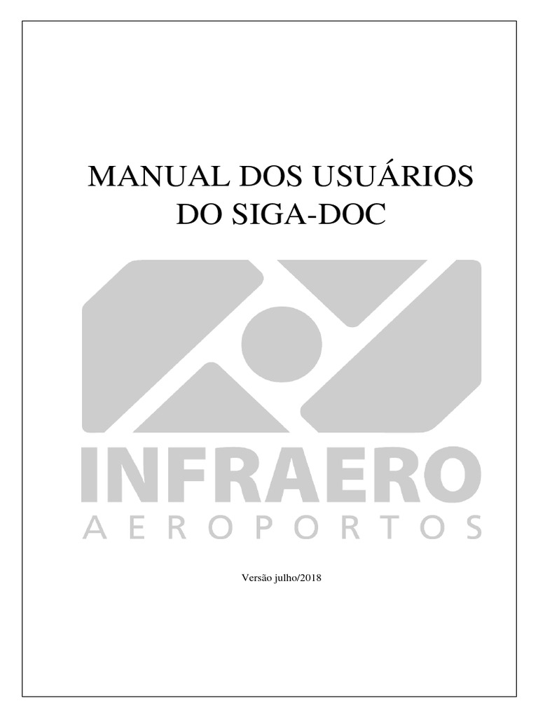 Manual Siga Doc Usuario | PDF | Documento | Transporte público