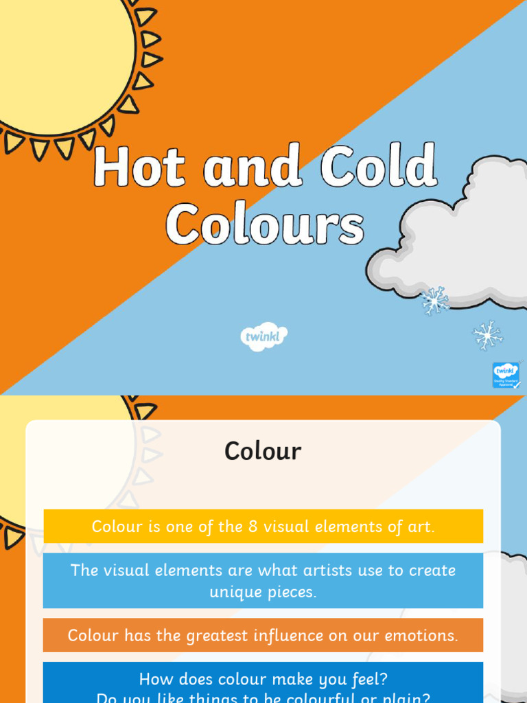 Hot and Cold Colours Powerpoint | PDF | Color | Paintings