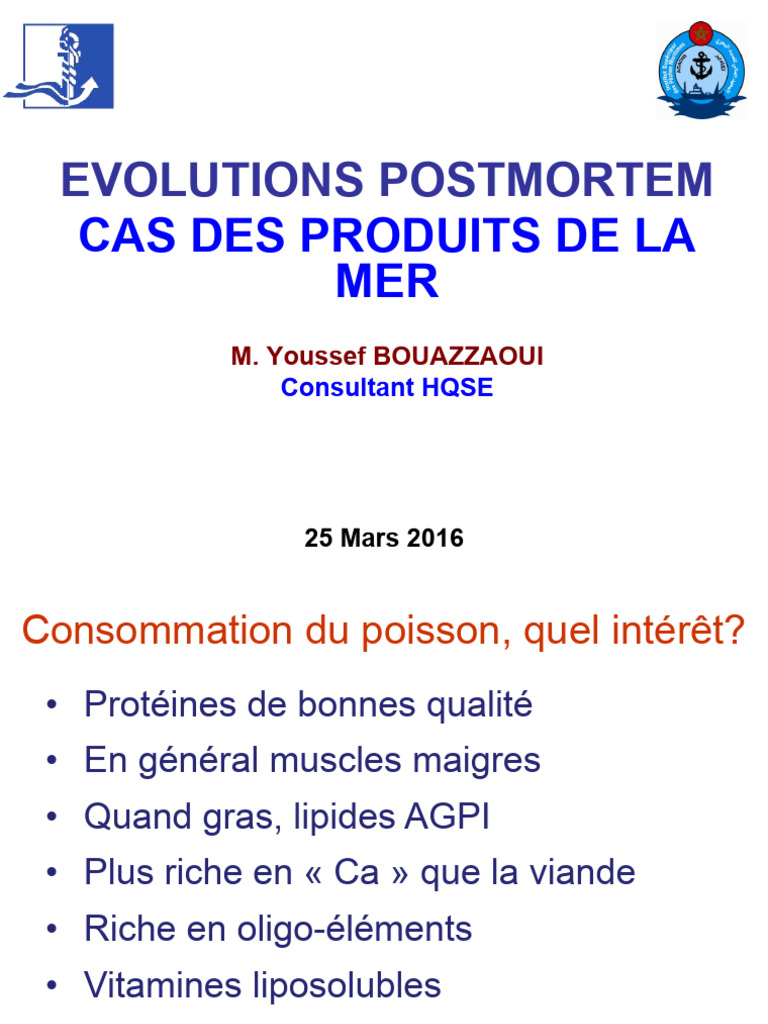 Évolution du muscle du poisson après mort | PDF | Adénosine ...