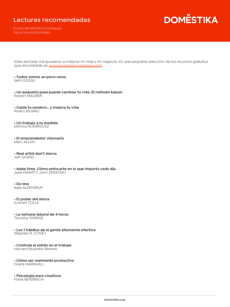 U1-01 Lecturas Recomendadas ES | PDF