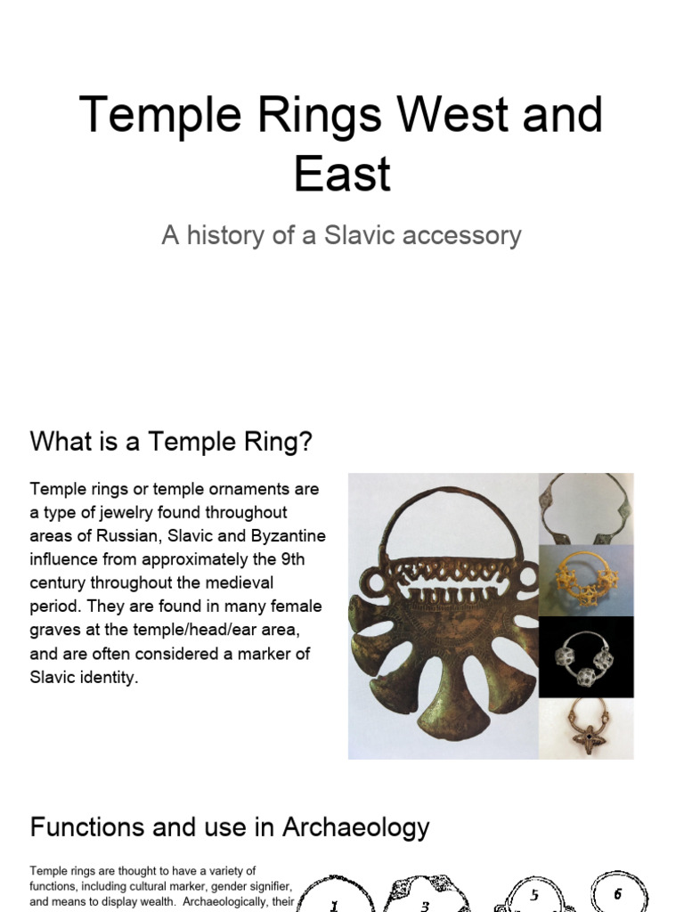 Slavic Temple Rings and Identity | PDF | Jewellery | Slavs