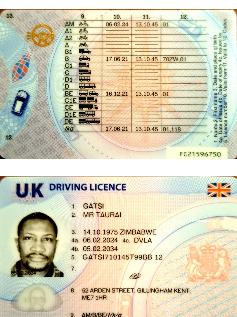 UK Driver's Licence | PDF