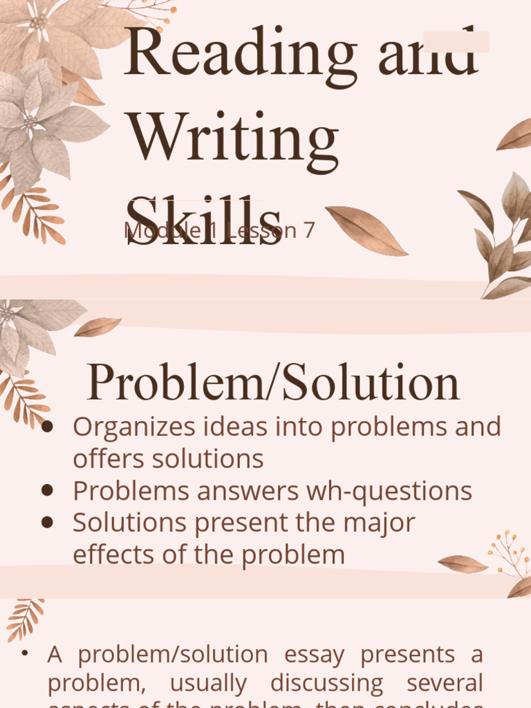 RAW Module 1 Lesson 7 | Download Free PDF | Cognition | Human Communication