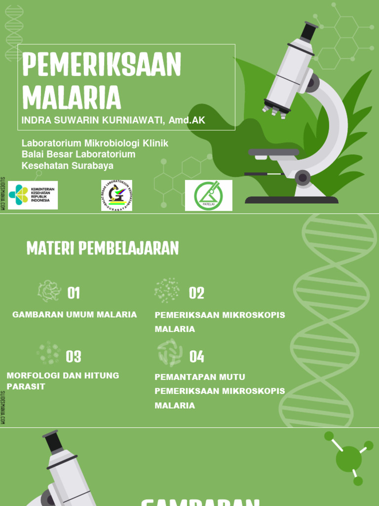 Pemeriksaan Mikroskopis Malaria | PDF