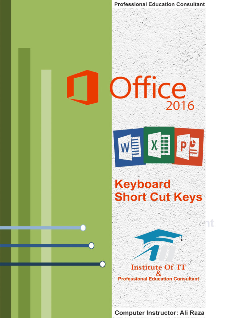 Microsoft Office Shortcut Keys | PDF | Computer Keyboard | Window ...