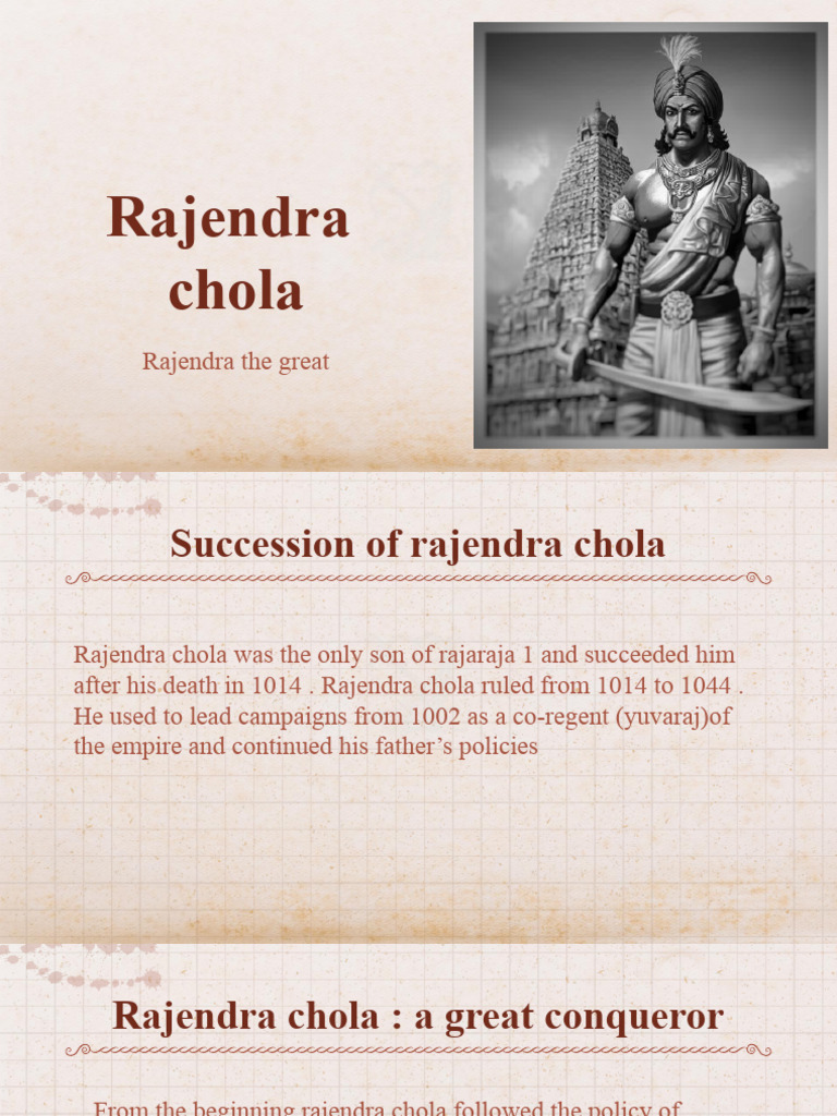 Rajendra Chola - History Project | Download Free PDF | Asia