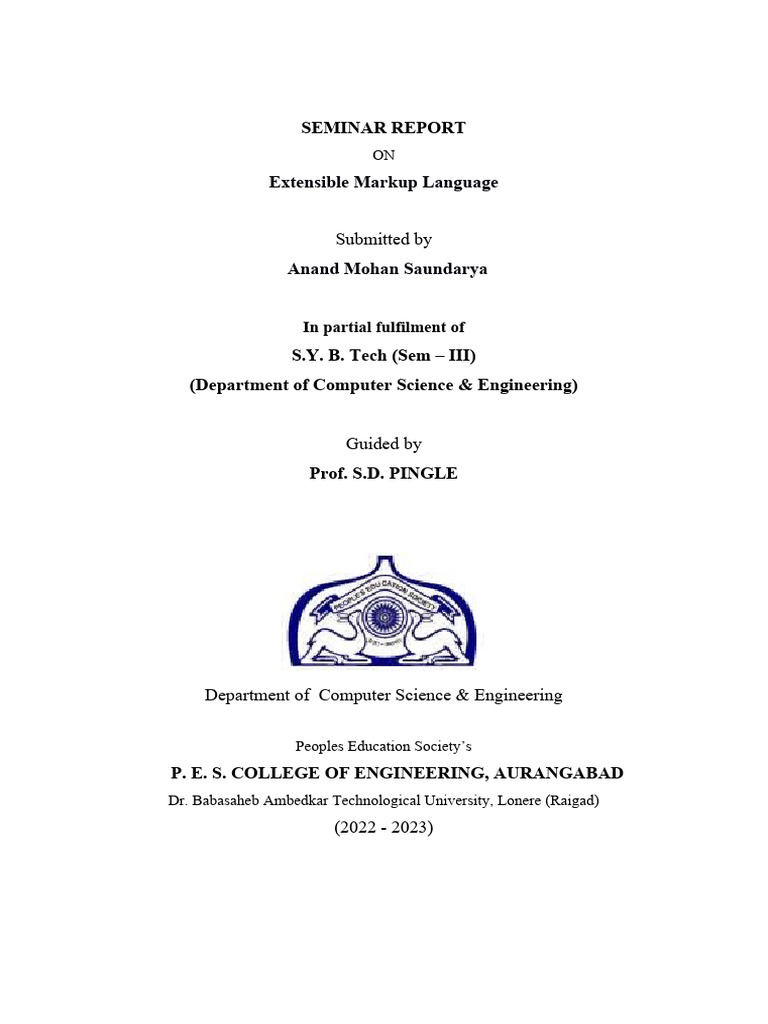 Anand Intro | PDF | Xml | Markup Language