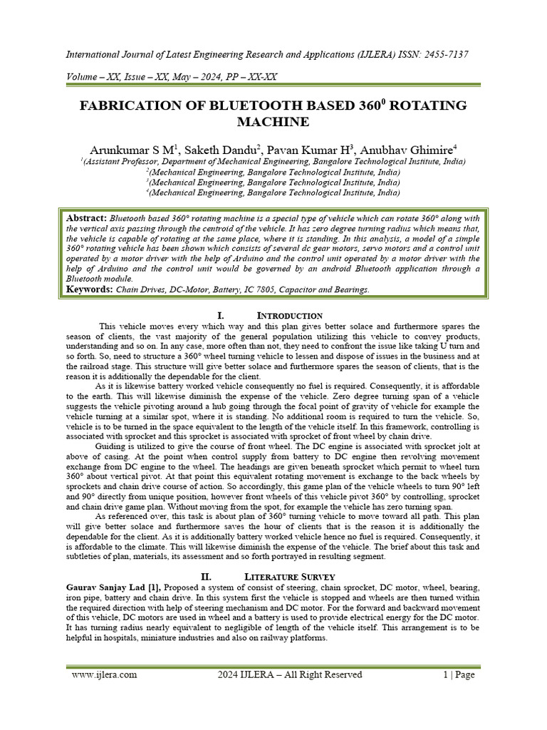 journal paper batch 2 | PDF | Machines | Engines