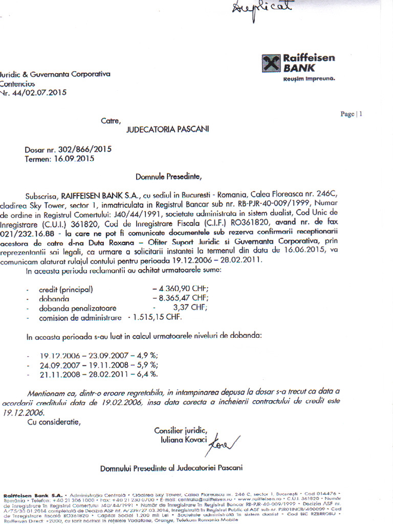 05-08-2015 Adresa Inaintare | PDF