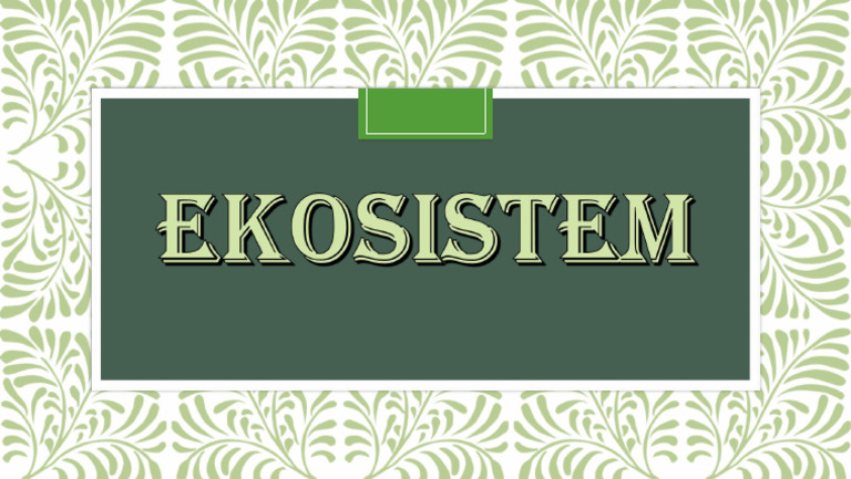 Eko Sistem Pdf