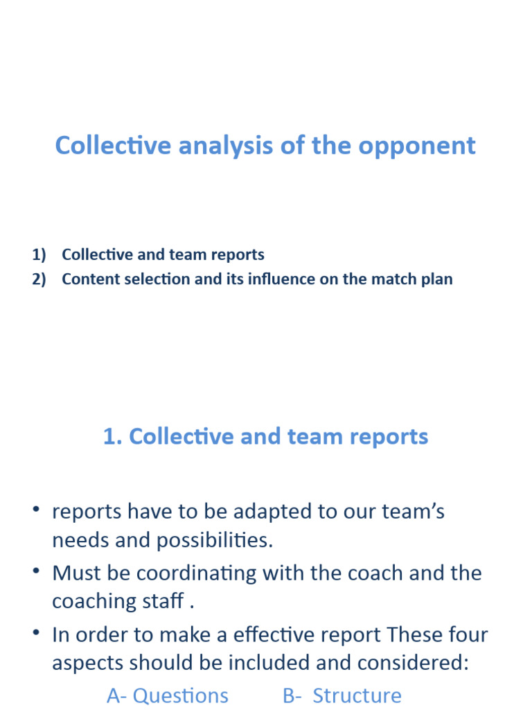 important of the opponent analysis | PDF | Information | Qualitative ...