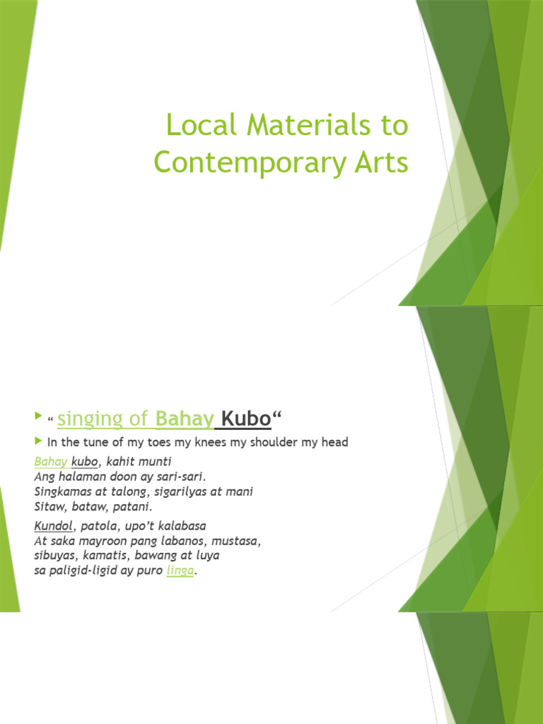 Local Materials To Contemporary Arts | PDF | Textiles