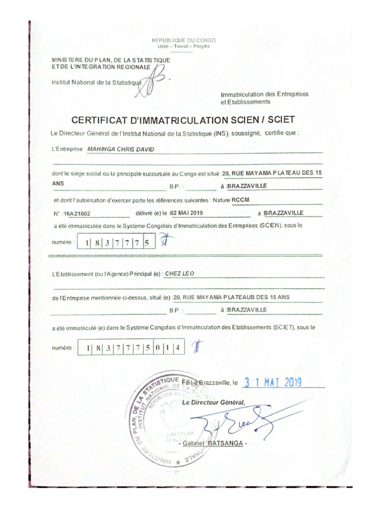 Republique Du Congo | PDF