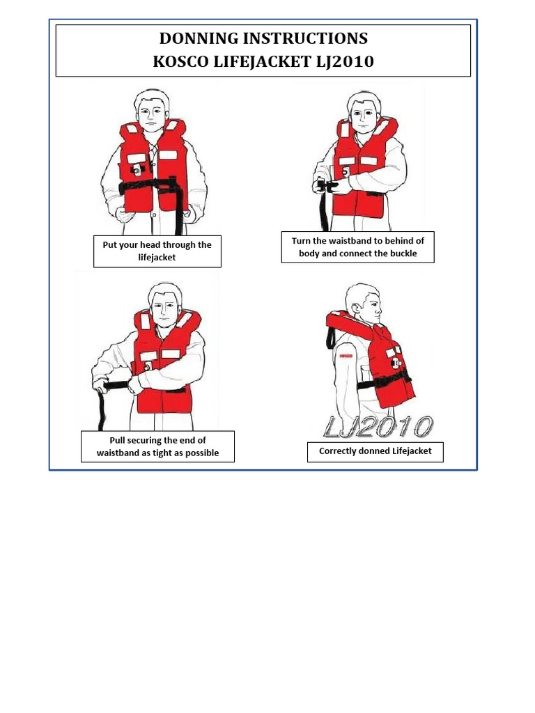 Kosco Lifejacket 2010 | PDF