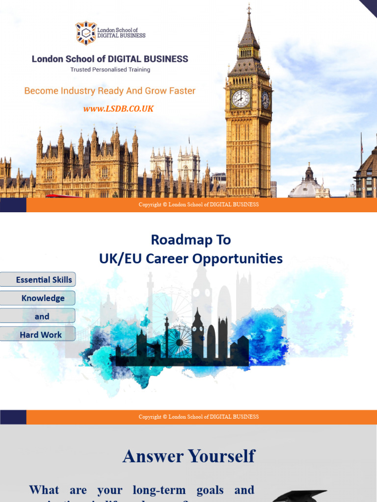 Roadmap To UK EU Internship | PDF | Internship | Job Hunting