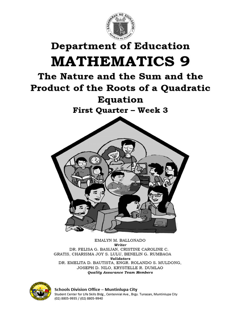 Module 3 | PDF | Quadratic Equation | Mathematical Concepts