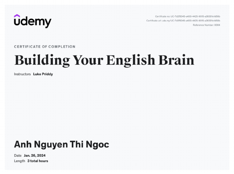 Building your English Brain | PDF
